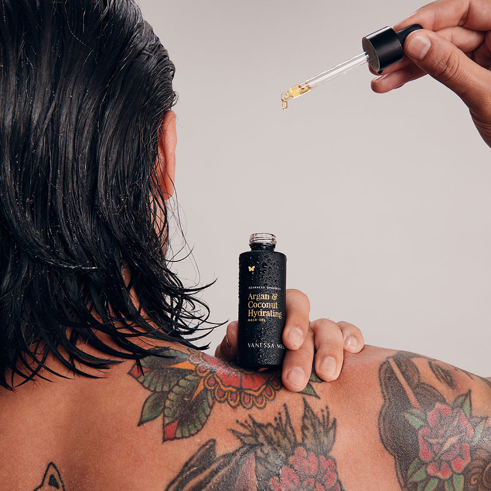 Vanessa Megan - Argan & Coconut Hydrating Hair Oil - 100% Natural